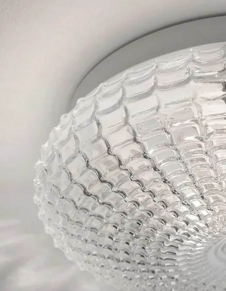 Designové stropní svítidlo Clam 30 čirá