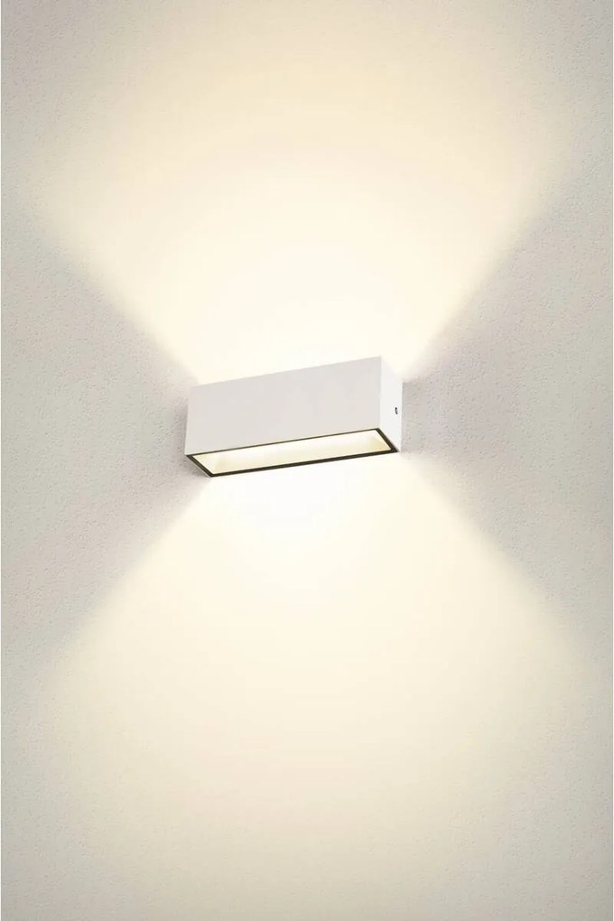 LA 1005156 SITRA L WL UP/DOWN venkovní LED nástěnné přisazené svítidlo, bílé CCT switch 3000/4000 K - BIG WHITE (SLV)