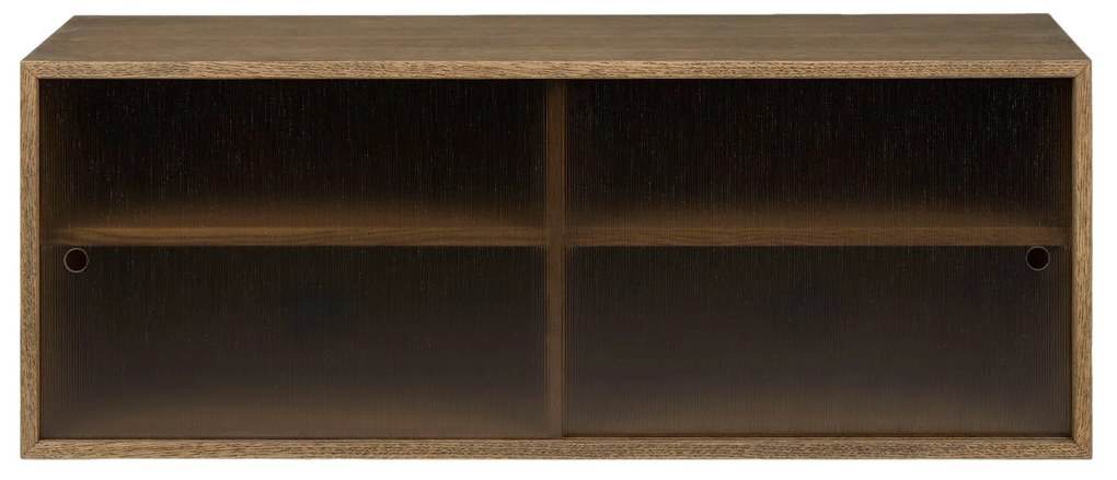 NORTHERN Skříňka Hifive Glass Storage, Smoked Oak, 100 cm / nástěnné