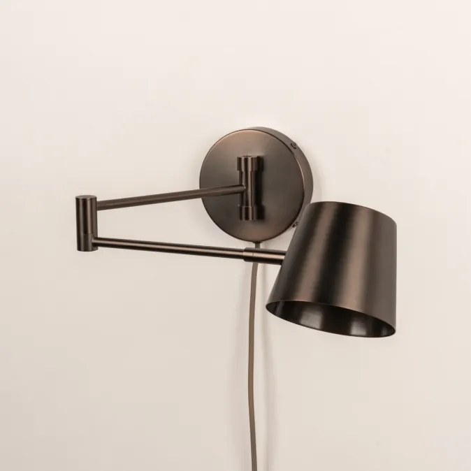 Nástěnné svítidlo Snap Fosca Coffe Brown Mini