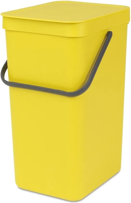 Brabantia Odpadkový koš 16 l Sort & Go - žlutá