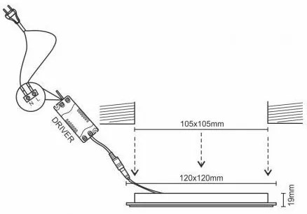 LED Stmívatelné podhledové svítidlo LED/6W/230V 3000-6500K Wi-Fi Tuya