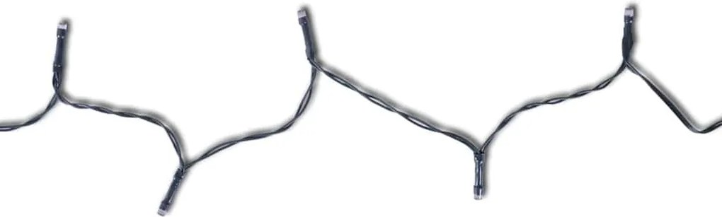 Zimostrázová koule s umělými lístky 35cm s LED řetězem 2ks 270058