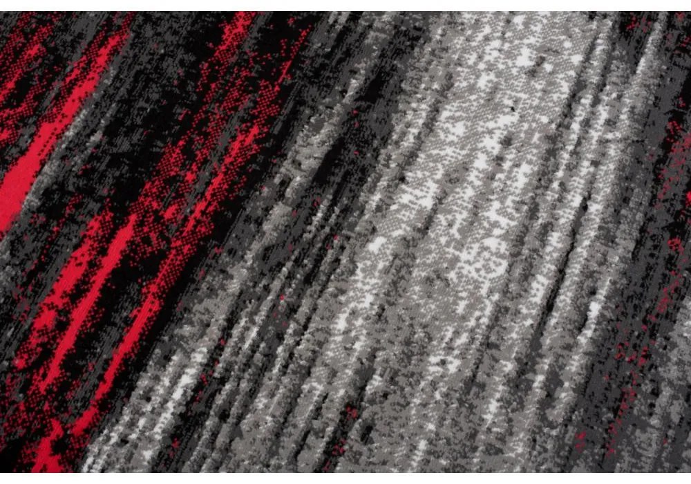 Kusový koberec PP Prince černo červený 120x170cm