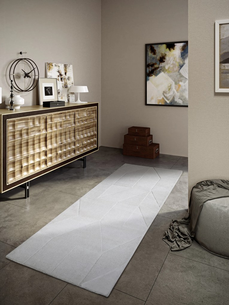 Villeroy & Boch, Běhoun Villeroy & Boch 106163 Cream, 80x250, bílá, ložnice