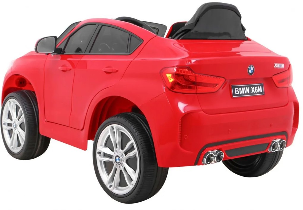 Ramiz Dětské elektrické autíčko BMW X6M - červené SUV + dálkové ovládání