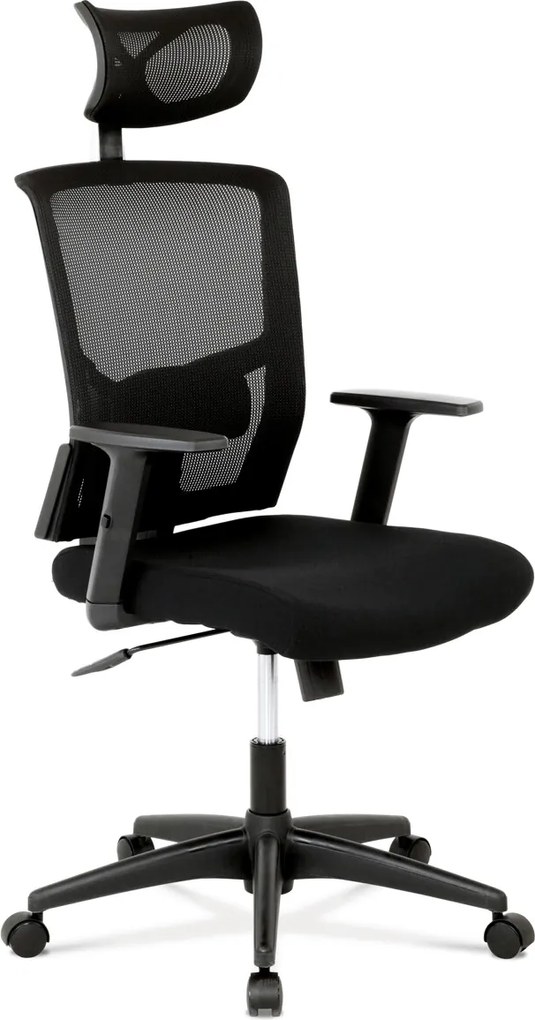 Ergonomická kancelářská židle RELORA - černá síťovina