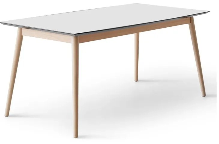Rozkládací jídelní stůl s bílou deskou a přídavnou deskou 90x165 cm Meza – Hammel Furniture