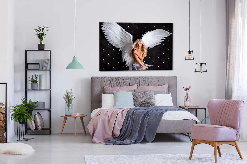 Obraz glamour anděl Velikost (šířka x výška): 120x80 cm