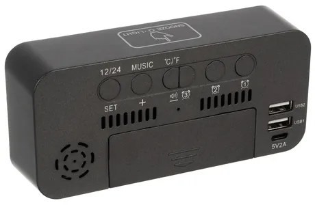 Budík - LED hodiny Izoxis 24736