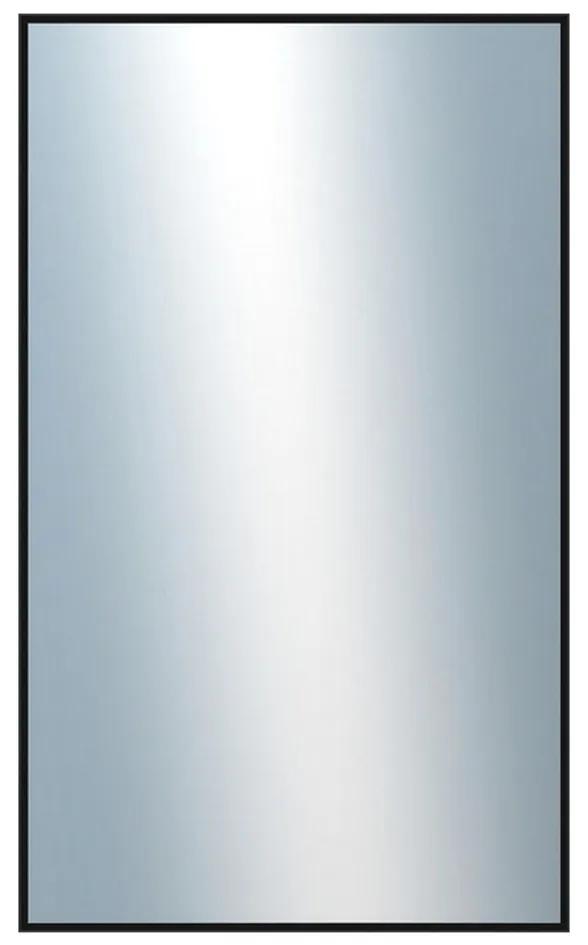 DANTIK - Zarámované zrcadlo - rozměr s rámem cca 60x100 cm z lišty Hliník černá lesklá |P269-016 (7269016)