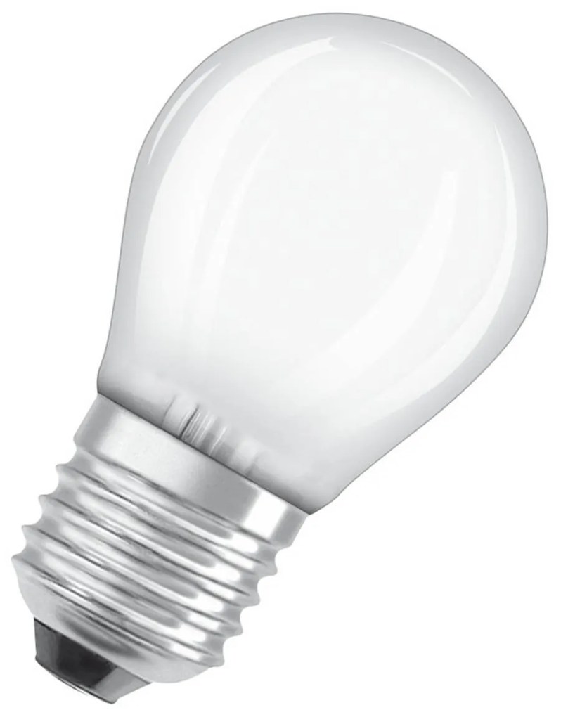 OSRAM LED kapka E27 P40 4W 2 700K 470lm matná 3ks