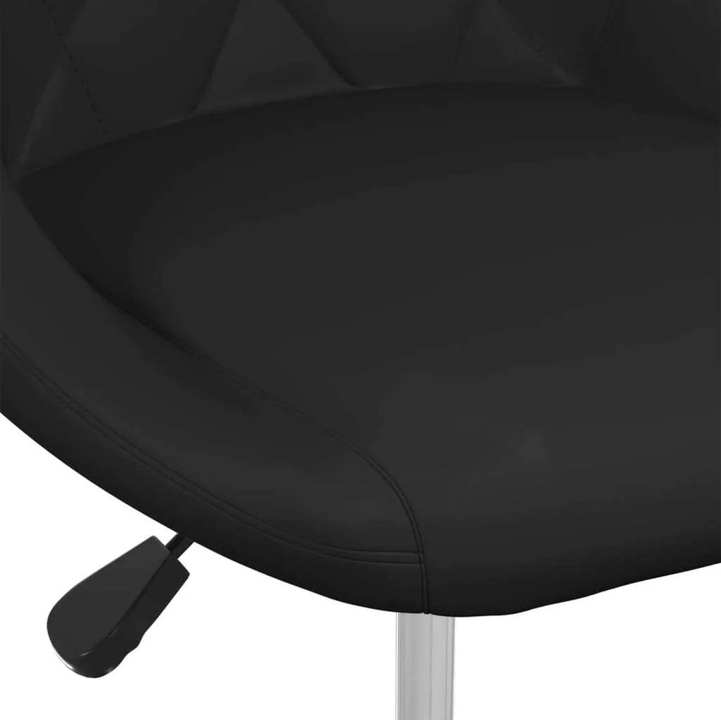 vidaXL Jídelní židle 2 ks umělá kůže [335160] Barva: Černá