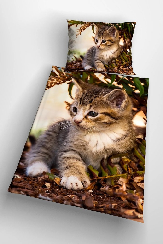 3d povlečení s koťátkem - Kitten Kitten 140x200 cm
