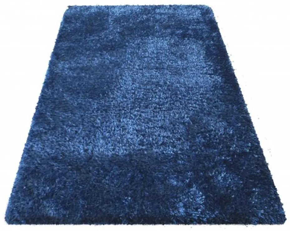 Kusový koberec Shaggy Merinos modrý, Velikosti 120x170cm | BIANO