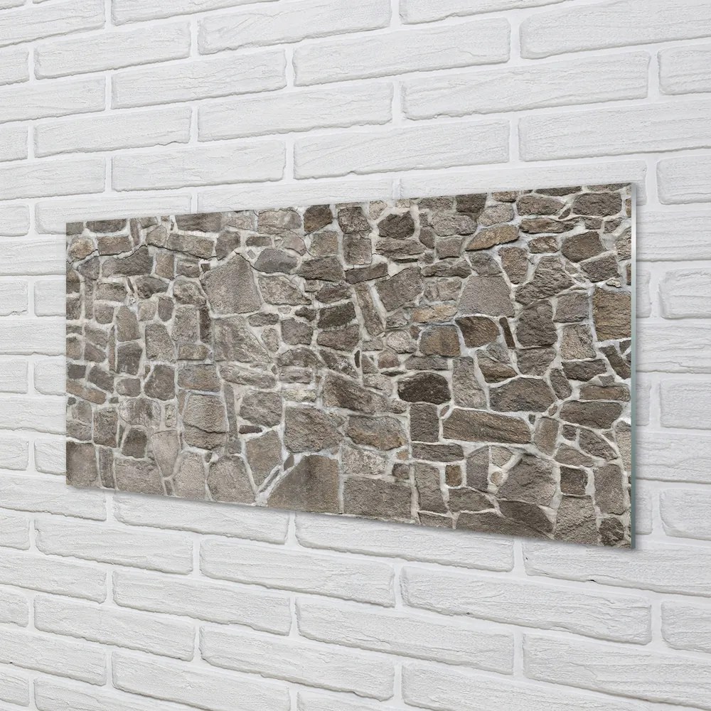 akrylový obraz Kamenného zdiva cihla 140x70 cm