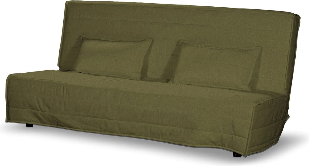 Potah na pohovku IKEA  Beddinge , dlouhý barva zelená látka pletený vzor