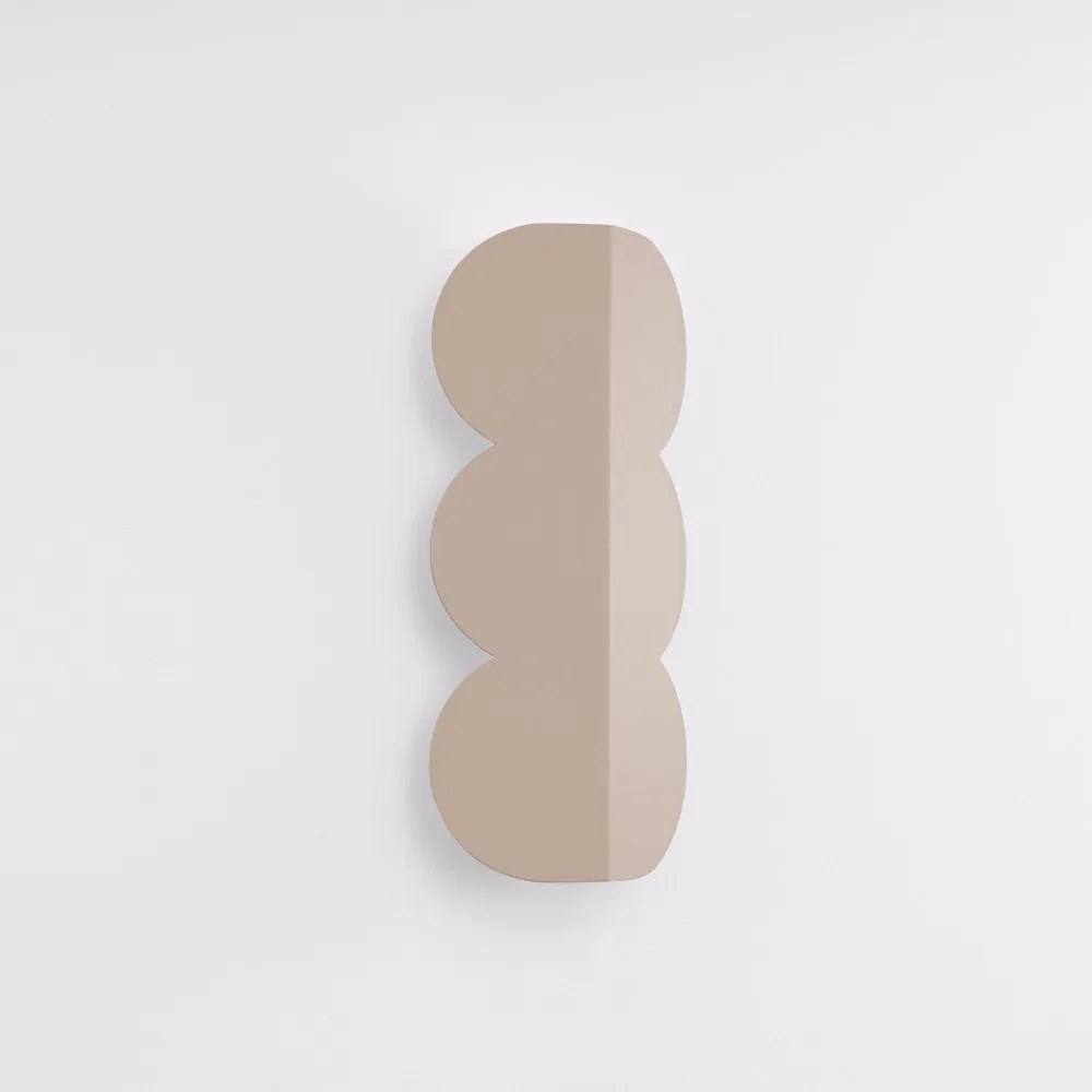 Taupe hliníkové nástěnné svítidlo BISCUIT – Thoro