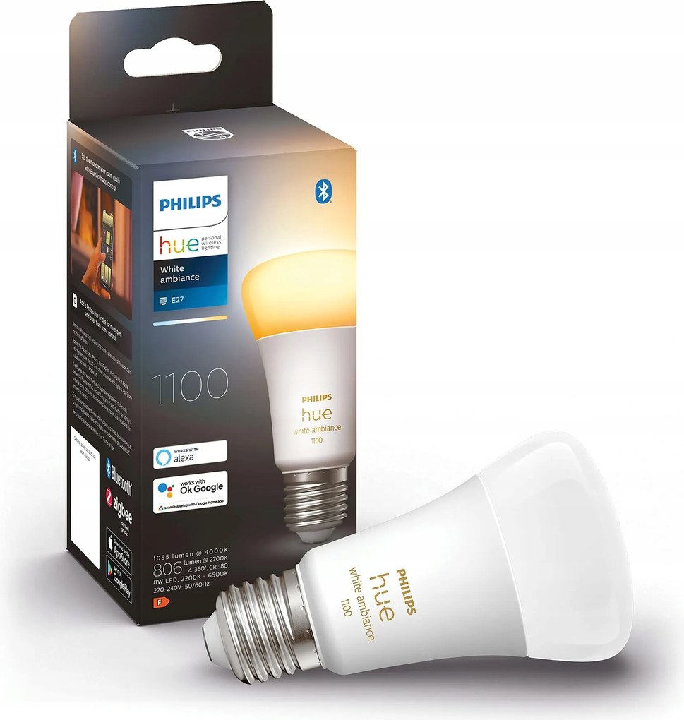 Žárovka Philips Hue White E27 2700K bluetooth