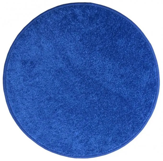 Vopi | Kusový koberec Eton modrý kruh - Kulatý 200 cm průměr