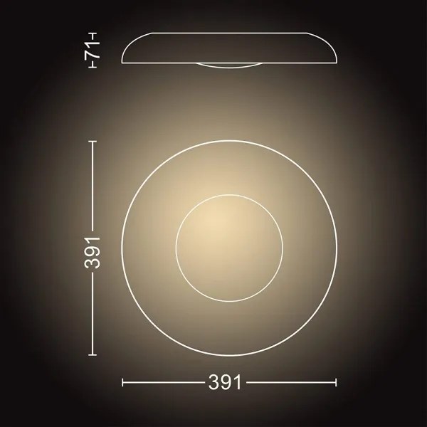Philips 32613/48/P6 - LED Stmívatelné svítidlo Hue STILL LED/27W/230V + DO