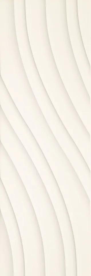 Ceramika Paradyz Obklad Glitter Mood Bianco C Struktura Rekt. 89,8x29,8 - 160026