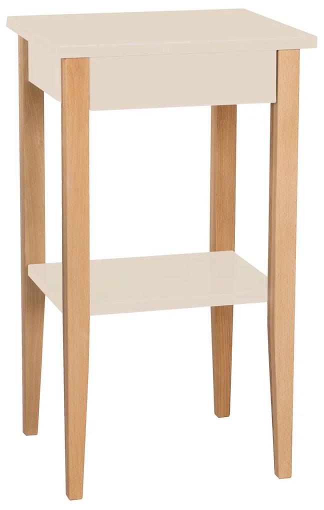 Ragaba Noční stolek Taloumne, 40x35x70 cm, hnědá béžová/přírodní