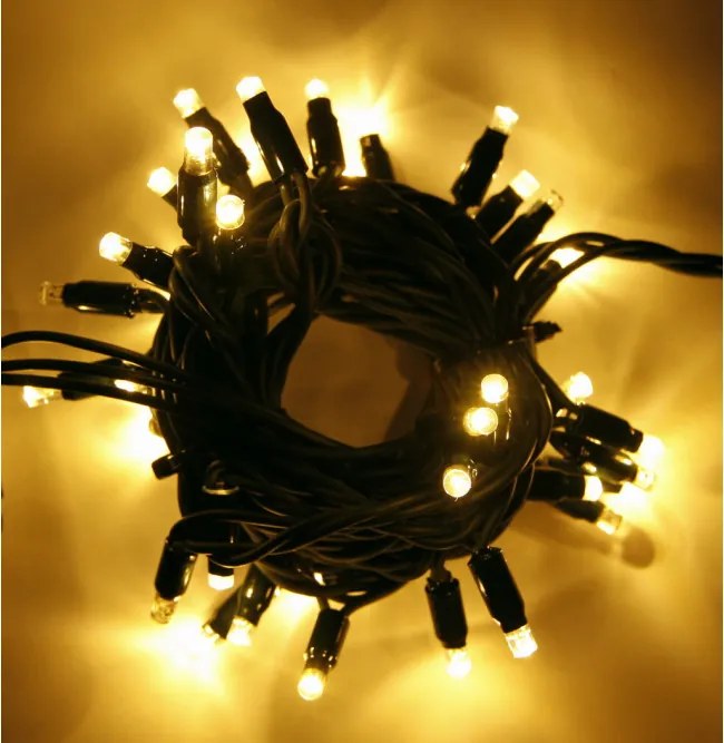 DecoLight SR-051057 Prodlužovací venkovní girlanda 5m PROFI FLASH 230V 40 LED teplá bílá