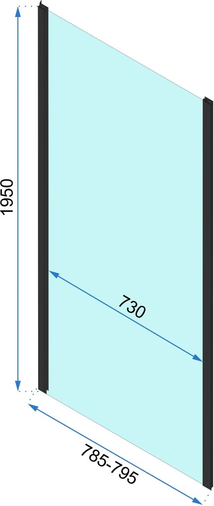 Rea Rapid Slide, sprchový kout s posuvnými dveřmi 150(dveře) x 90(stěna), 6mm čiré sklo, chromový profil, KPL-K5617