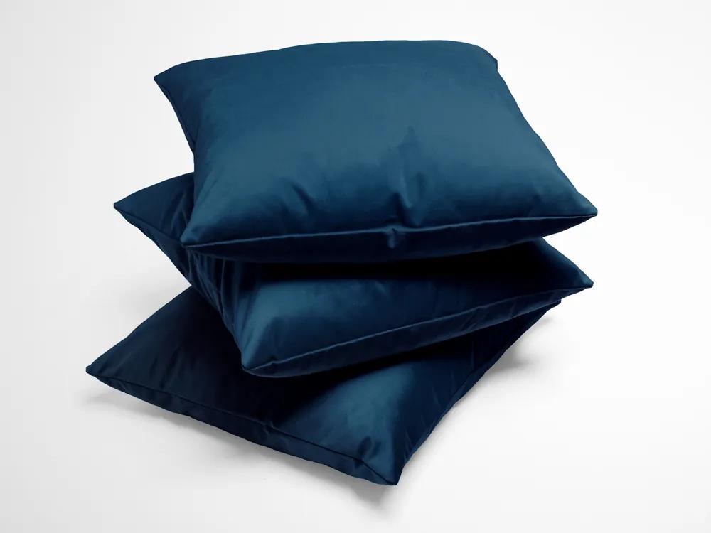 Biante Sametový povlak na polštář Velvet Premium SVP-001 Petrolejově modrý 50 x 60 cm