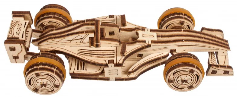 Ugears 3D mechanické puzzle Závoďák compact racer 90 ks