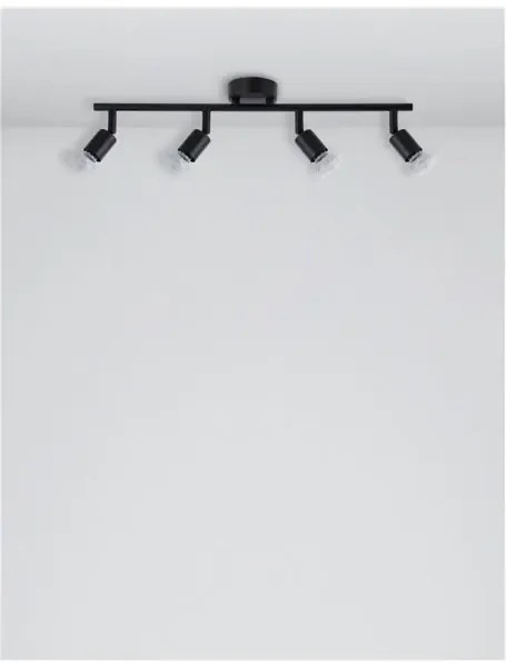 Designové bodové svítidlo Lup 51 černé