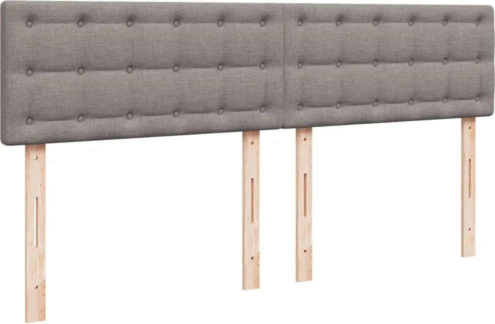Box spring postel s matrací taupe 180x200 cm textil 3288285
