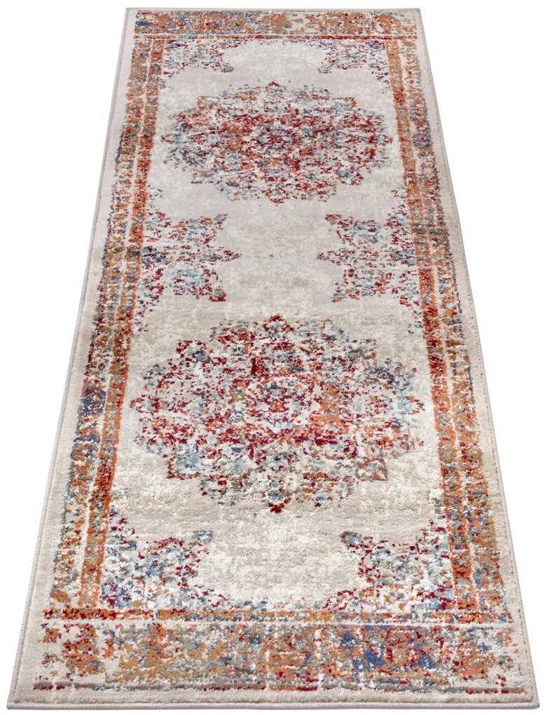 Hanse Home Collection koberce Kusový koberec Luxor 105639 Maderno Cream Multicolor - 80x240 cm