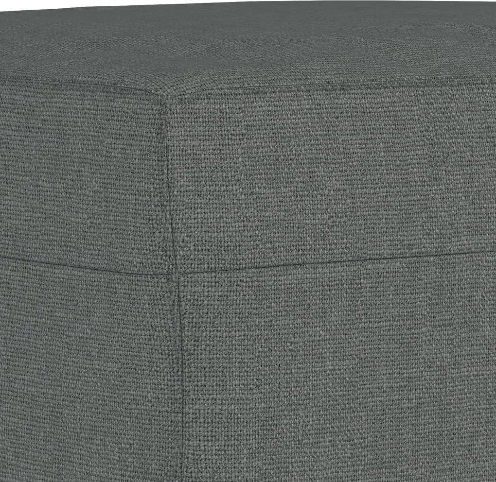 3dílná sedací souprava tmavě šedá textil 3201891