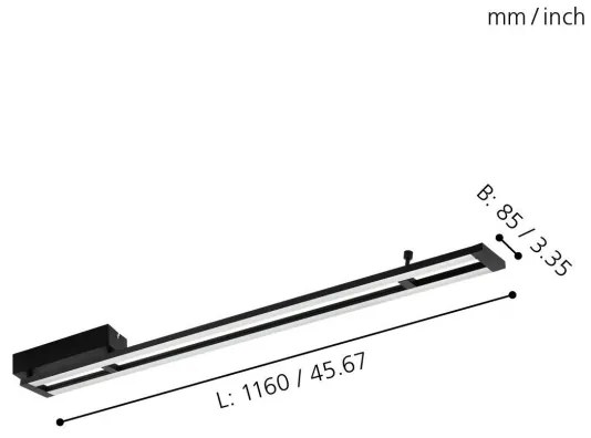 Eglo 98491 - LED Stmívatelné stropní svítidlo AMONTILLADO LED/27W/230V