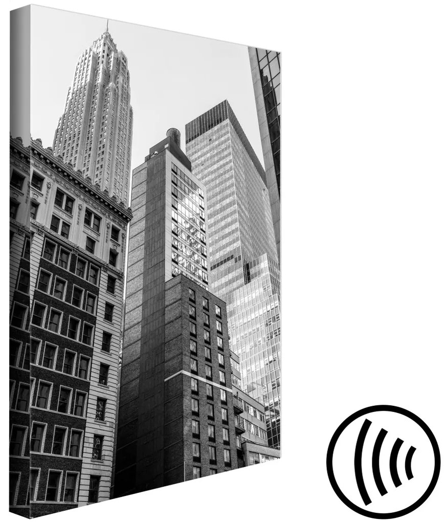 Obraz Architektura New Yorku - černobílá městská fotografie