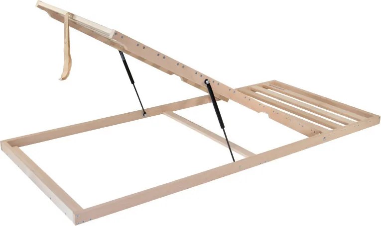 Bukový rošt Maximus P – výklopný rošt s pístem, nosnost až 220 kg 100x200 Ahorn