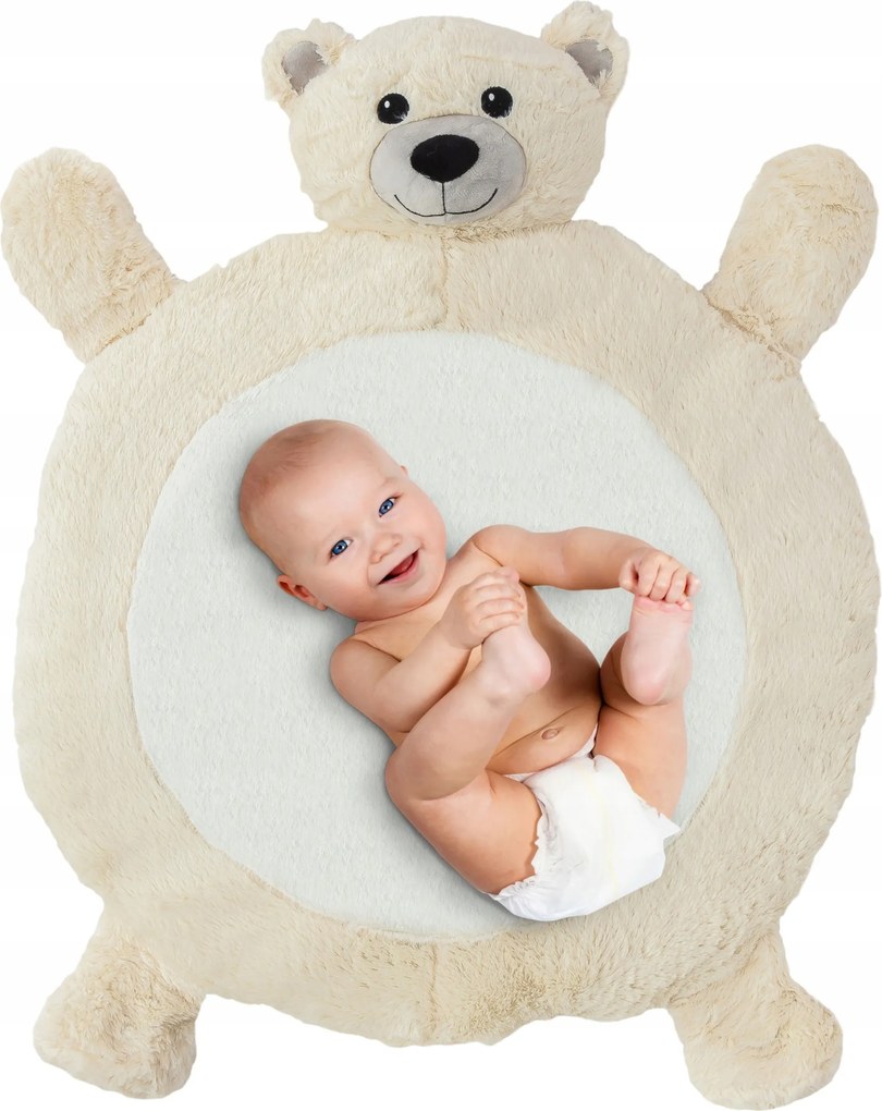 Dětská plyšová podložka Baby Bear ecru