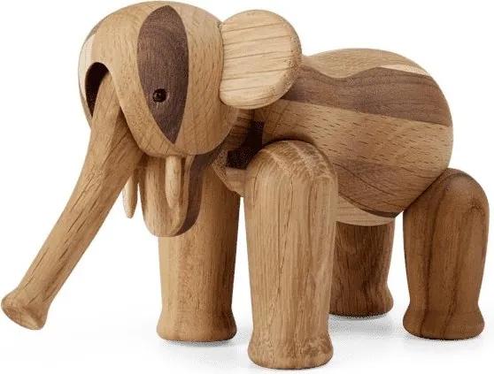 Ozdoba Kay Bojesen slon dřevěný mix mini