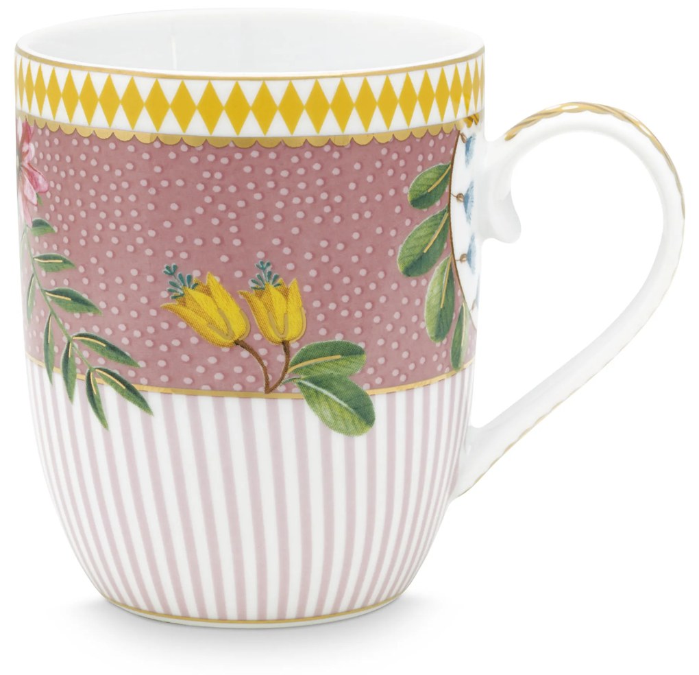 Pip Studio La Majorelle hrnek 180ml, růžový (malý hrnek 180ml)