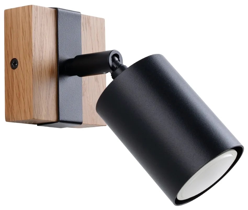 Sollux Lighting Nástěnné svítidlo FAGER 1 černé