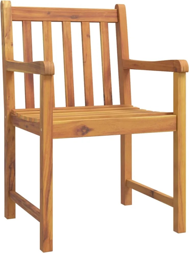 Zahradní židle 8 ks 56 x 55,5 x 90 cm masivní akáciové dřevo 3206274