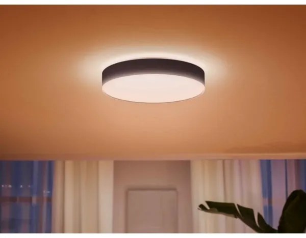 Philips - LED Stmívatelné stropní svítidlo Hue ENRAVE L LED/33,5W/230V černá+ DO