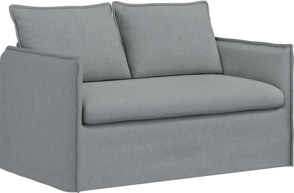 Set pohovek 2 ks Světle šedá Textil 3407523
