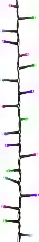 vidaXL Kompaktní LED řetěz s 1 000 LED diodami teplý bílý 25 m PVC [343263] Barva: Pastelová vícebarevná a tmavě zelená