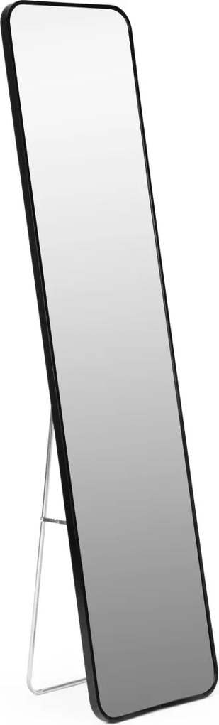 Volně stojící zrcadlo DUO 159 cm černé