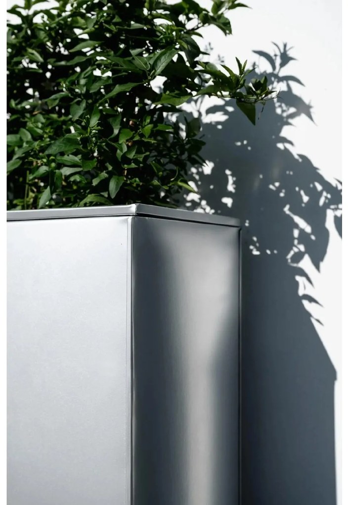 Květináč ELEMENTO, pozink, šířka 90 cm, stříbrný