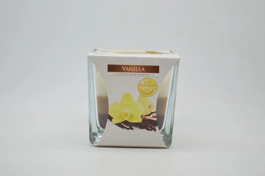 Svíčka Vonná Skleněná 170 g. Vůně: Vanilla