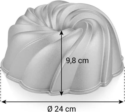 TESCOMA Forma bábovka vysoká DELÍCIA ø 24 cm, větrník